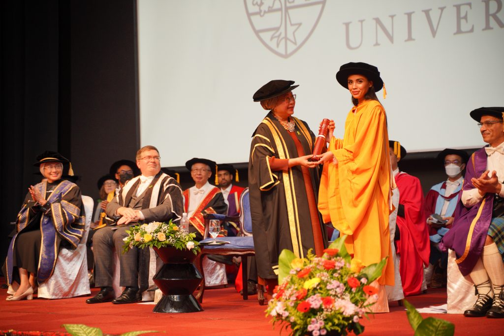 Tengku Puteri Raja Tengku Puteri Iman Afzan Receives Honorary Degree ...